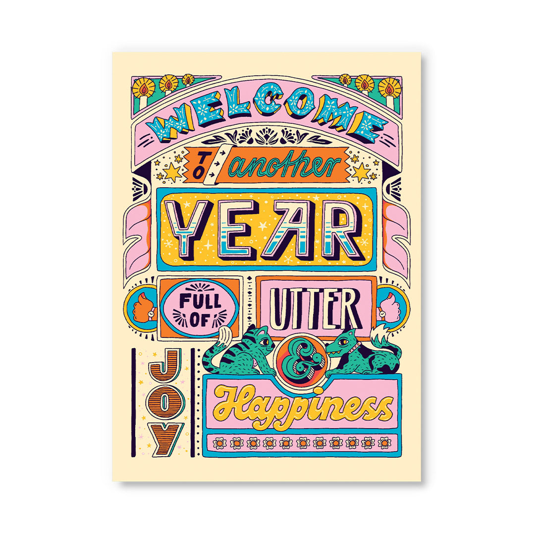 Another Year - Happiness Postcard – Ohh Deer