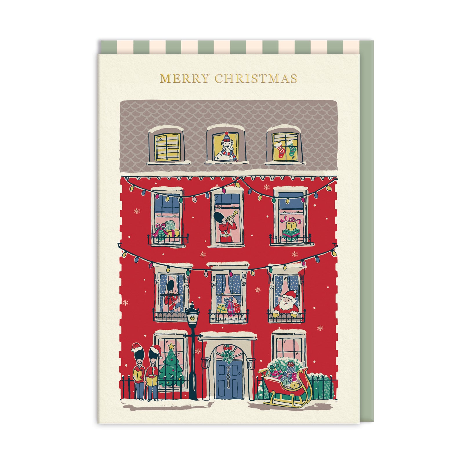 Merry Christmas House Greeting Card – Ohh Deer