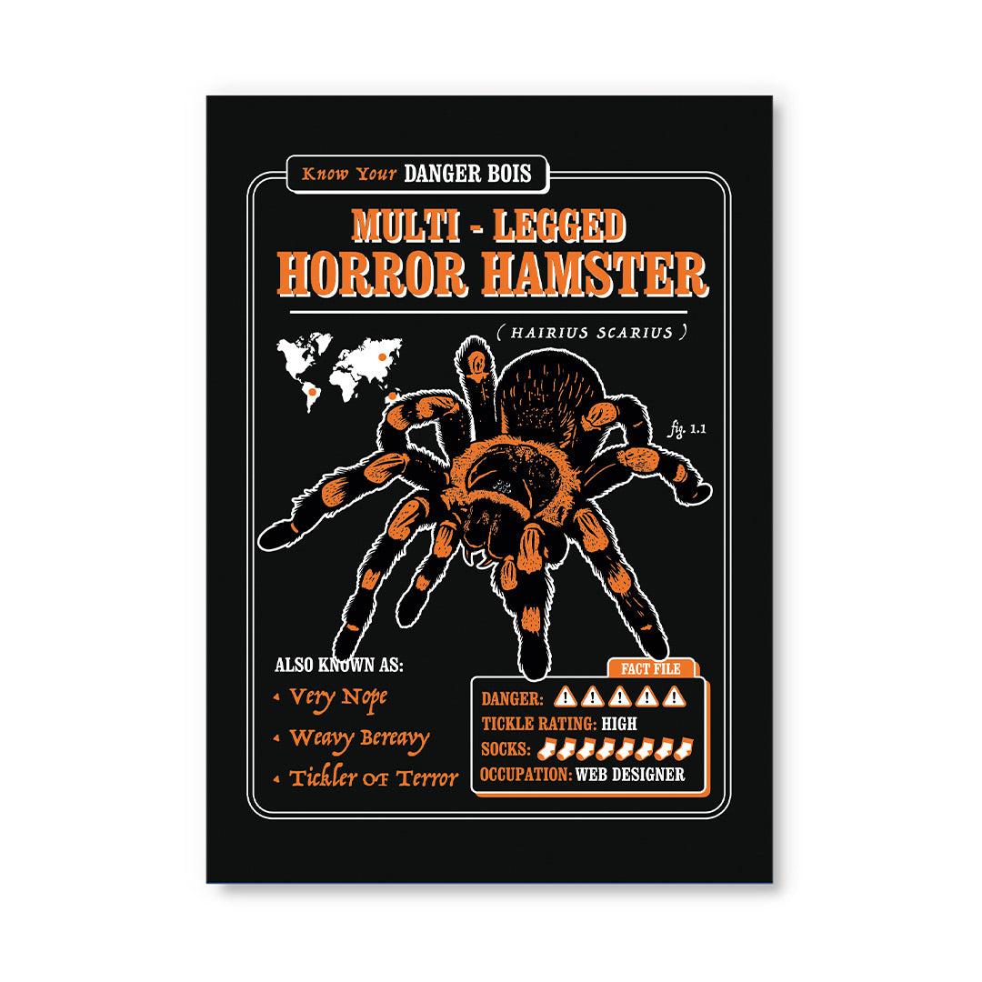 Multi-Legged Horror Hamster Postcard – Ohh Deer