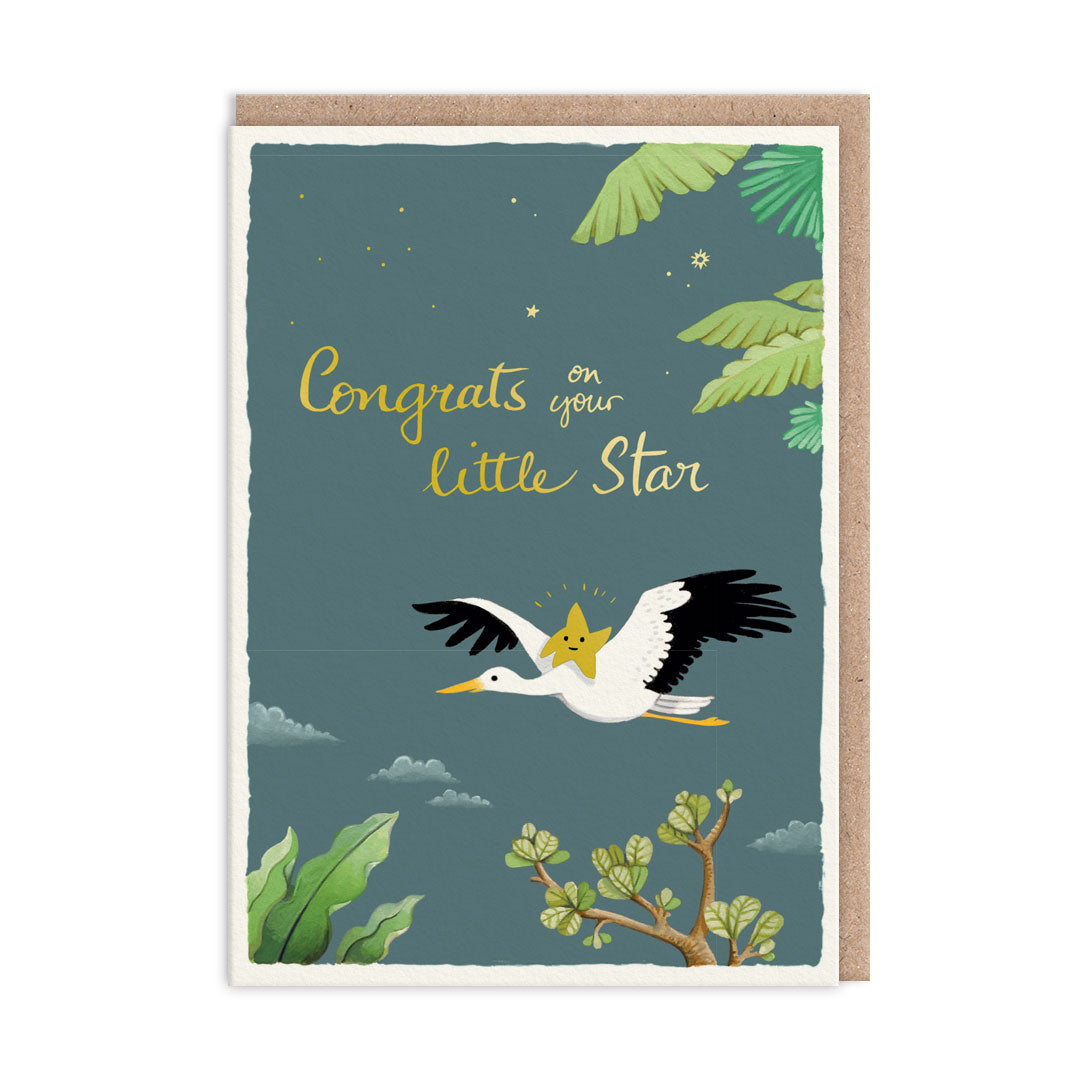 Little Star Congrats Greeting Card – Ohh Deer