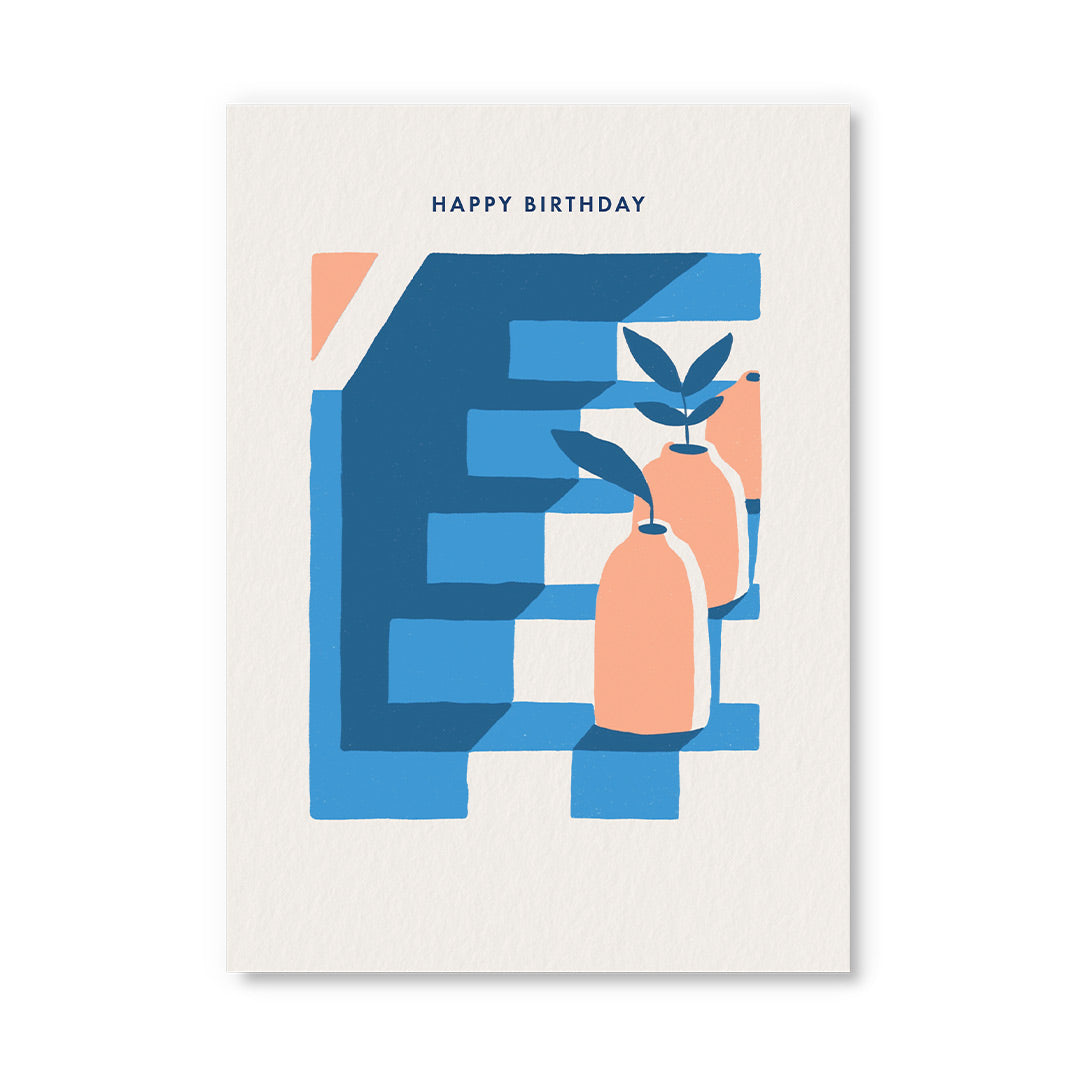 Happy Birthday Steps Postcard – Ohh Deer