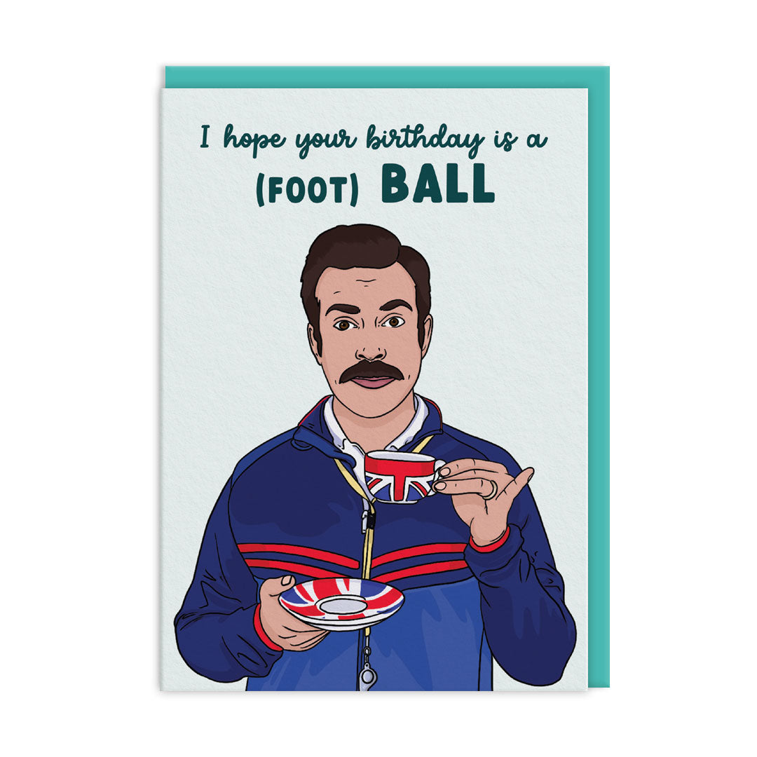 Ted Lasso Birthday Card ⚽️🇬🇧 | Ohh Deer