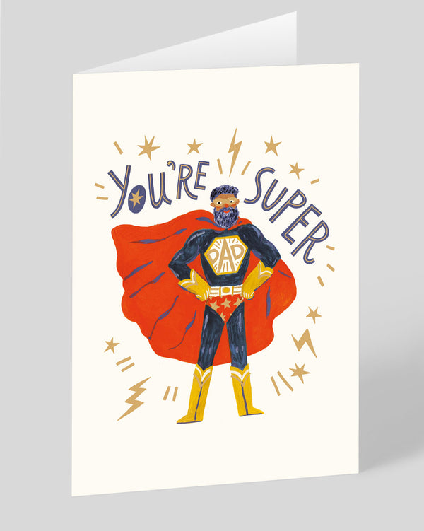 Personalised Super Dad Father's Day Card | Ohh Deer