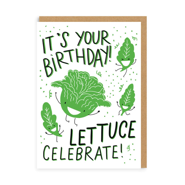 Lettuce Celebrate Birthday Card | Funny Card Ohh Deer